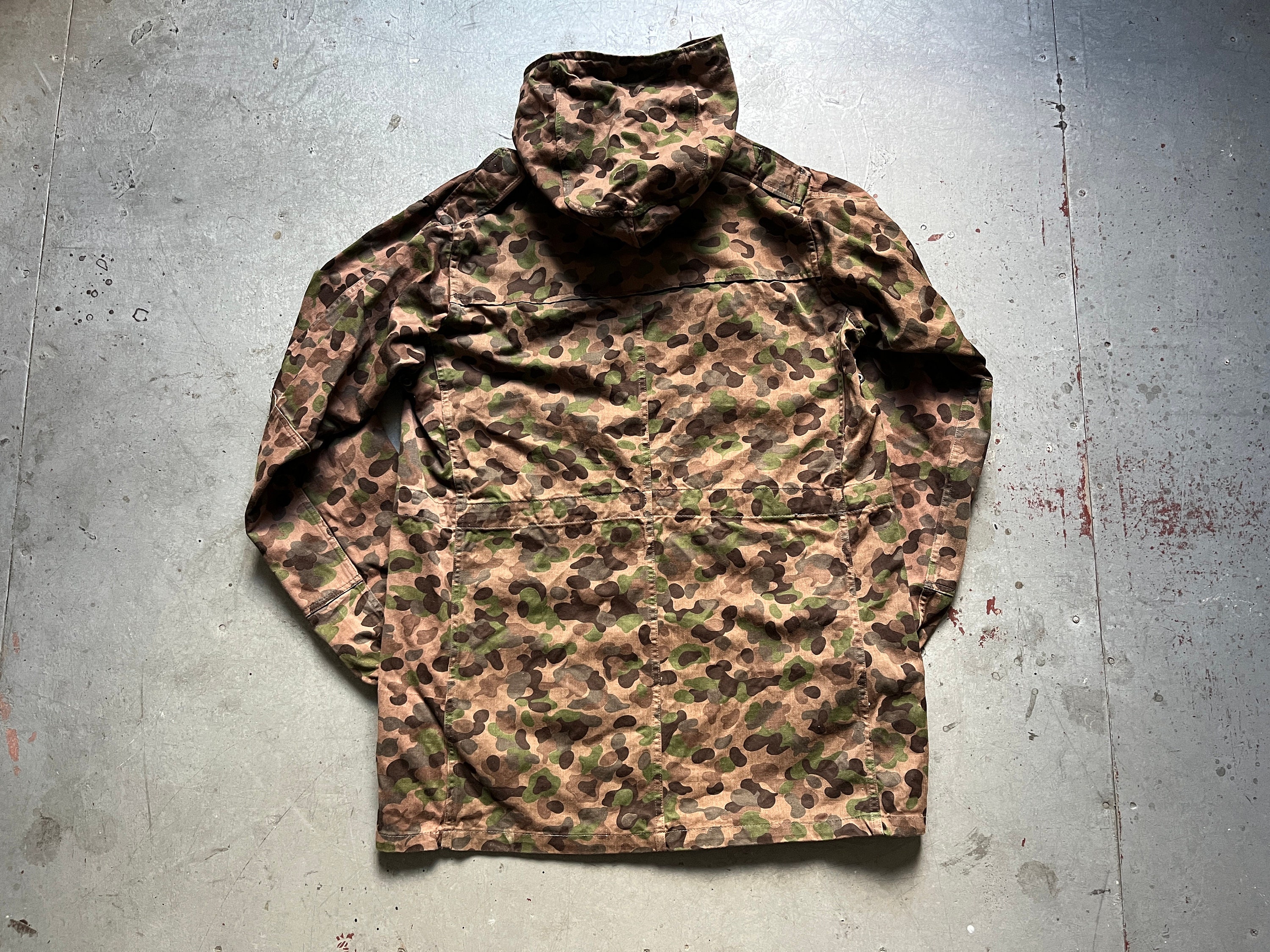 70s Vintage 1972 Austrian Army HBA Erbsenmuster Pea Dot Camo Parka ...