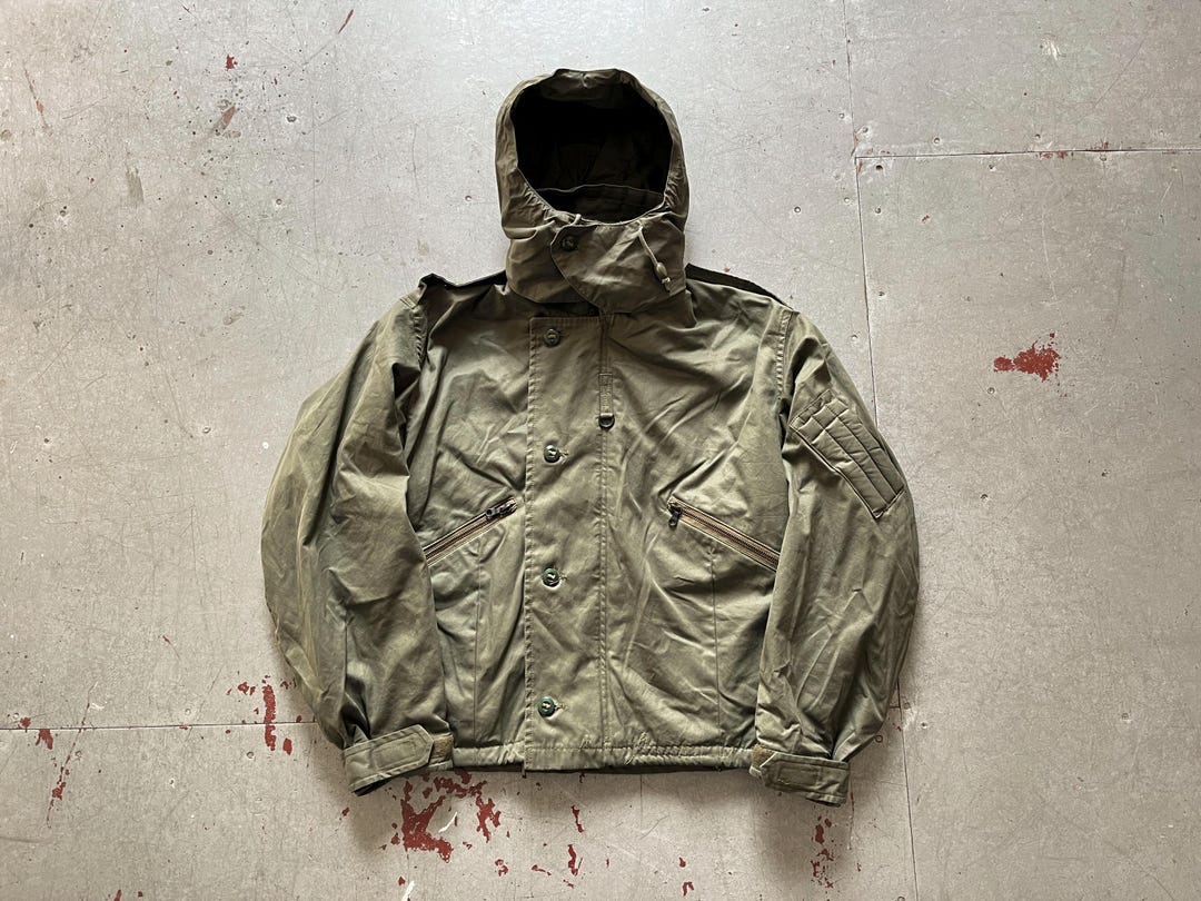 Vintage 90s British Army Military RAF Royal Air Force Olive Green MK3 ...