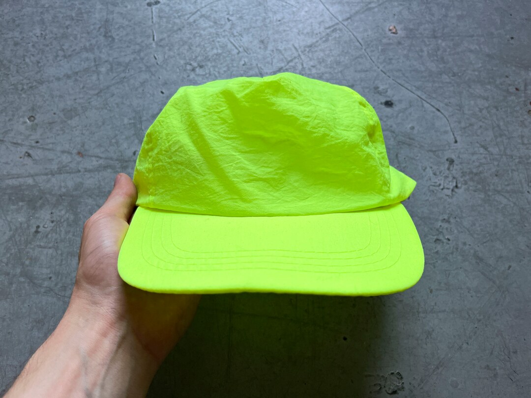 90s 1990s Vintage Acid Neon Yellow Green Nylon Rope Rave Dad - Etsy