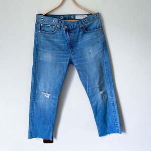 Rag & Bone Jeans, Wicked Jean Mid Rise Overlaping Waistband Eyelet ...