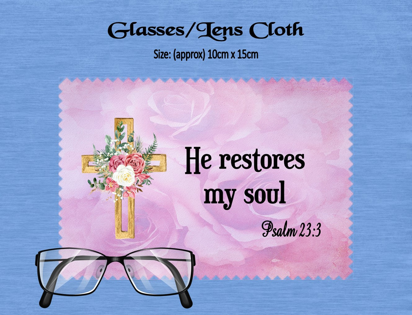 Christian Bible Verse Lens Cloth Corinthians John Luke Matthew Psalm - Etsy