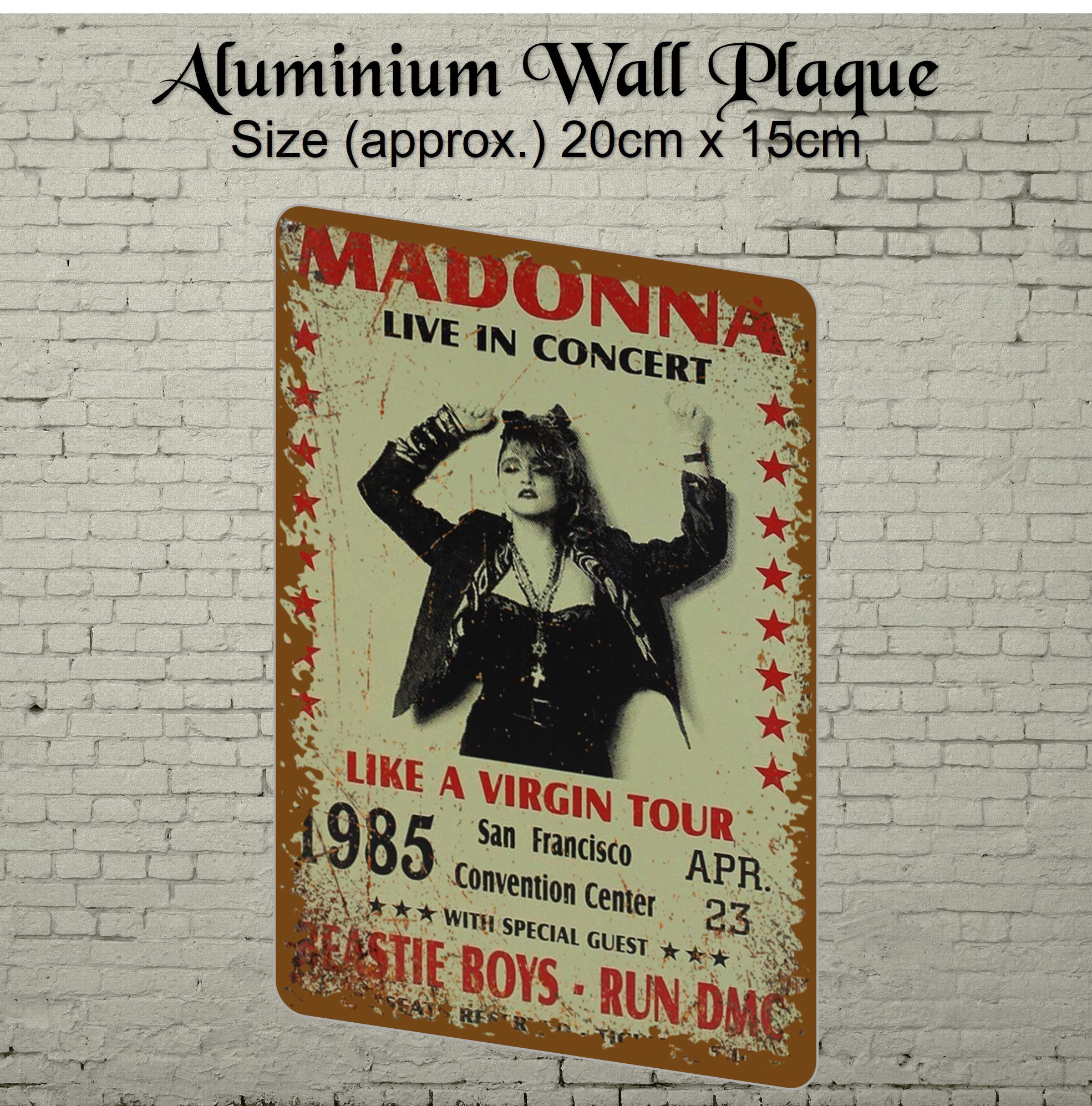 Retro Style Concert Aluminium Wall Plaque/sign - Etsy UK