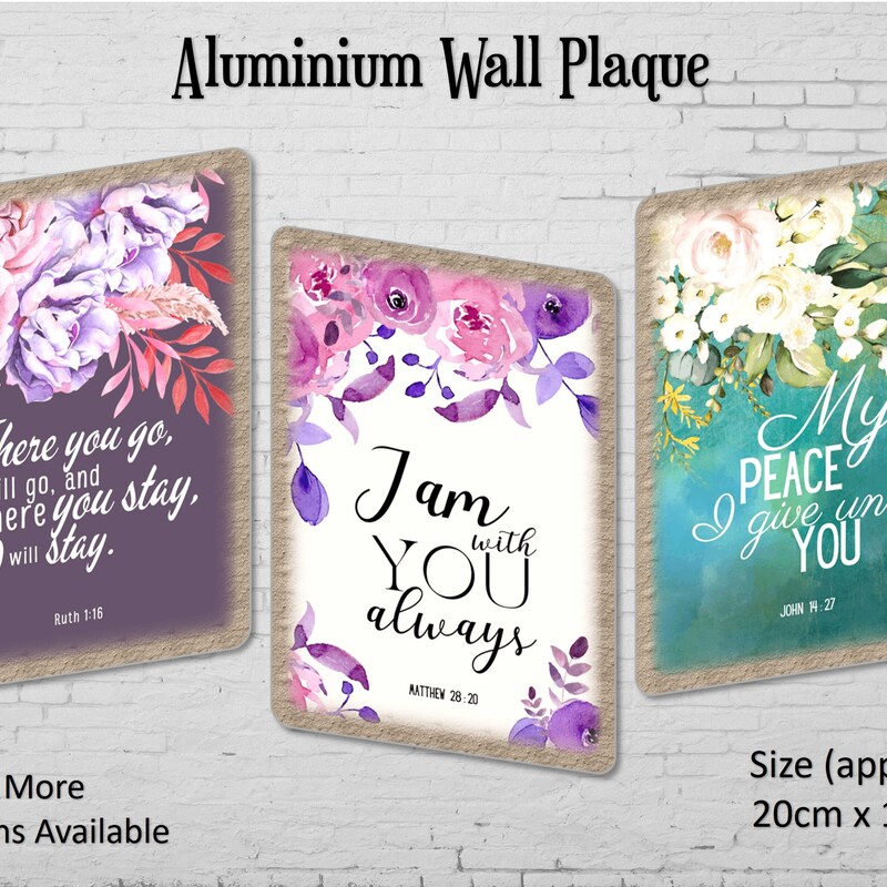 Bible Verse Plaque - Etsy UK