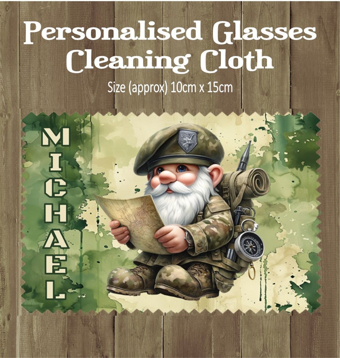 Personalised Army Soldier Design Lens Cloth - Etsy