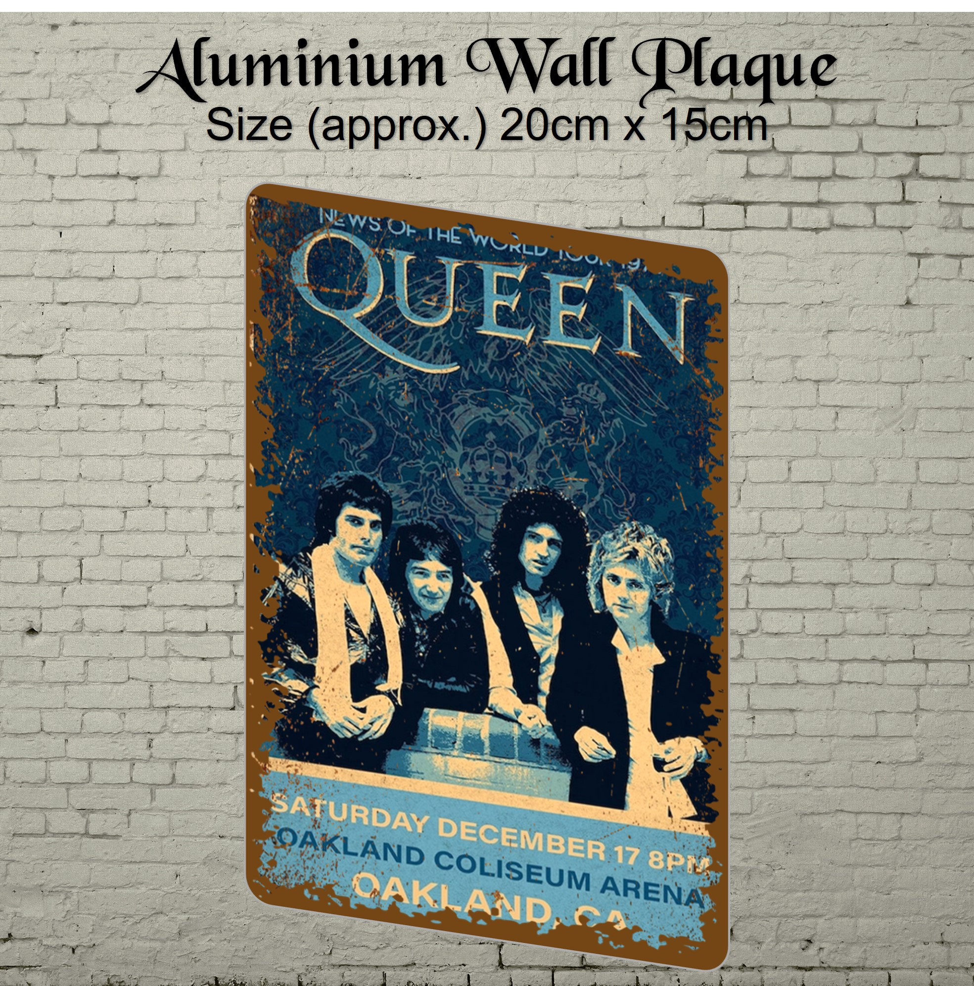 Retro Style Concert Aluminium Wall Plaque/sign - Etsy UK