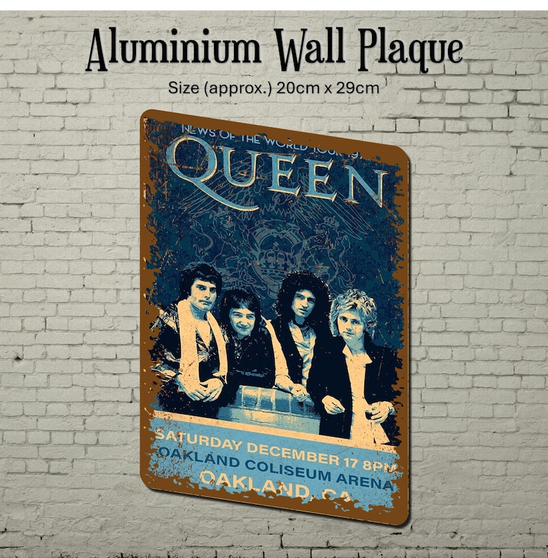 Retro Style Concert Aluminium Wall Plaque/sign 20cm X 29cm Part 3 - Etsy