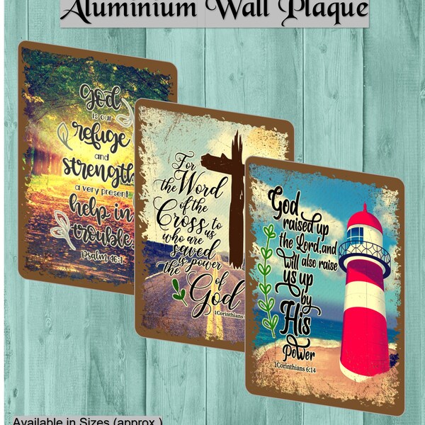 Bible Verse Plaque - Etsy UK