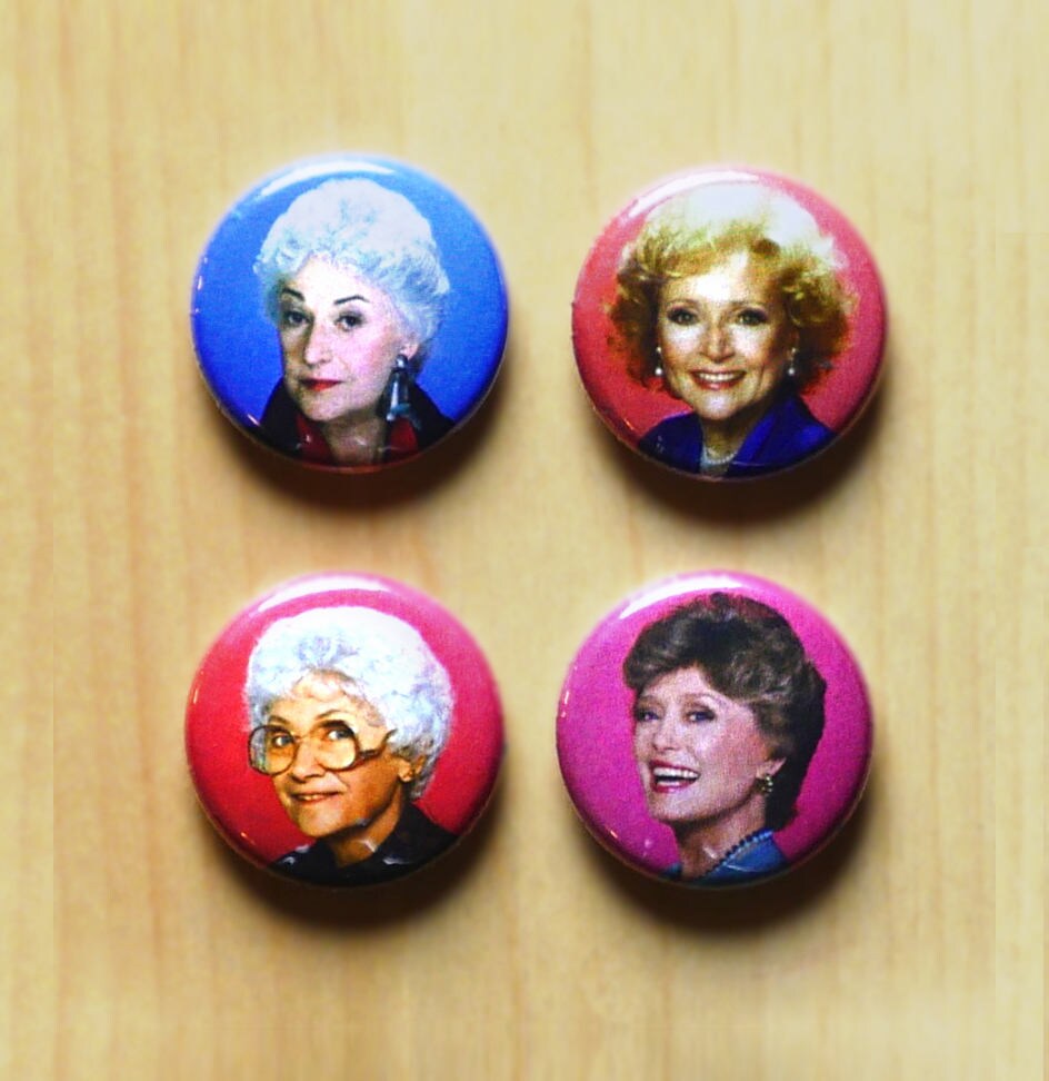 Golden Girls 1" Pinback Buttons - Etsy