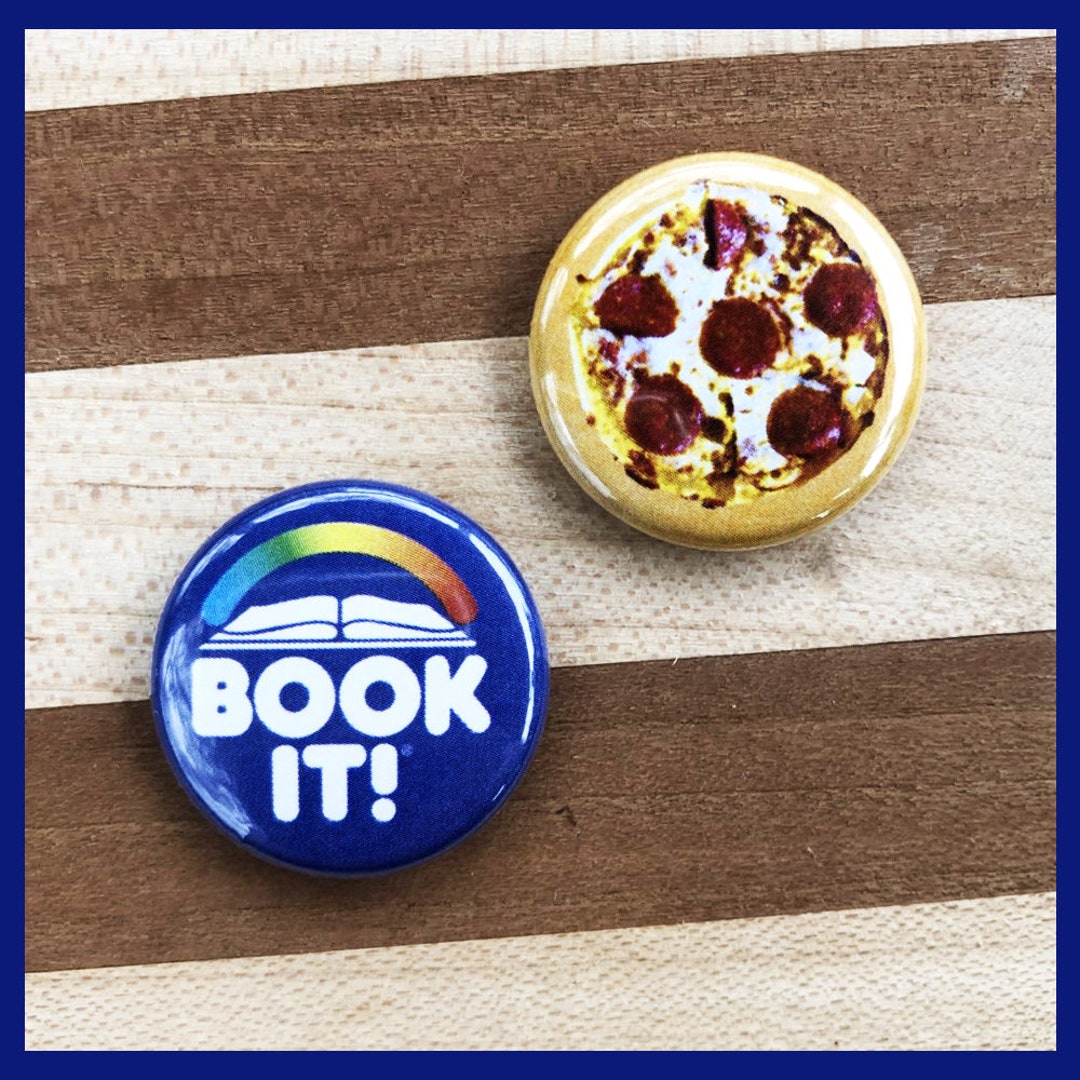 Book It Button Set - Etsy