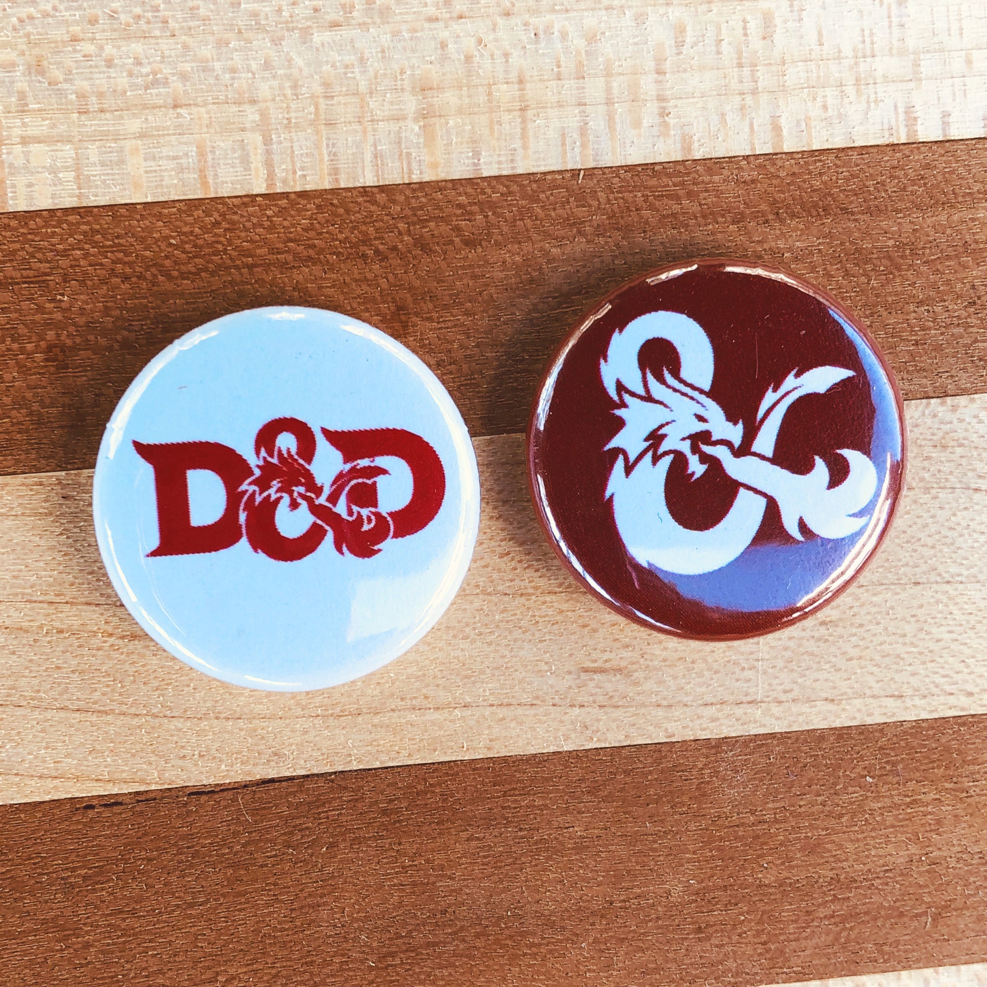 Dungeons & Dragons Button Set - Etsy