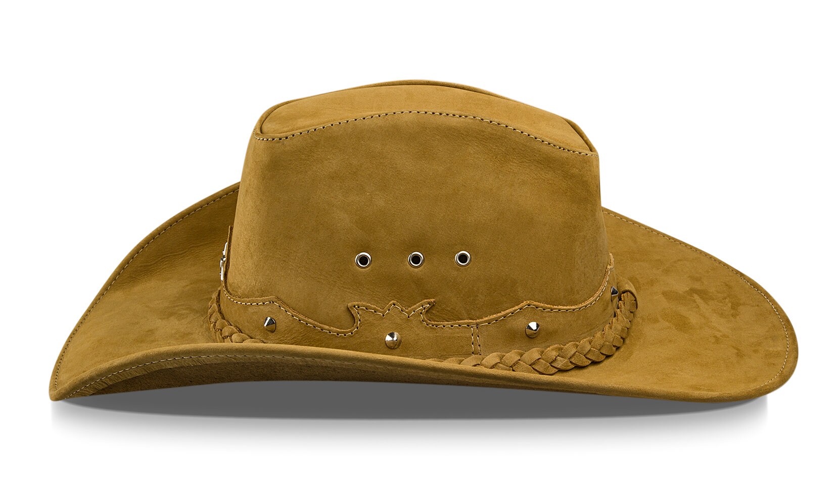 Cowboy Hat Cowhide Leather Western Hat Cowgirl Hat Star - Etsy