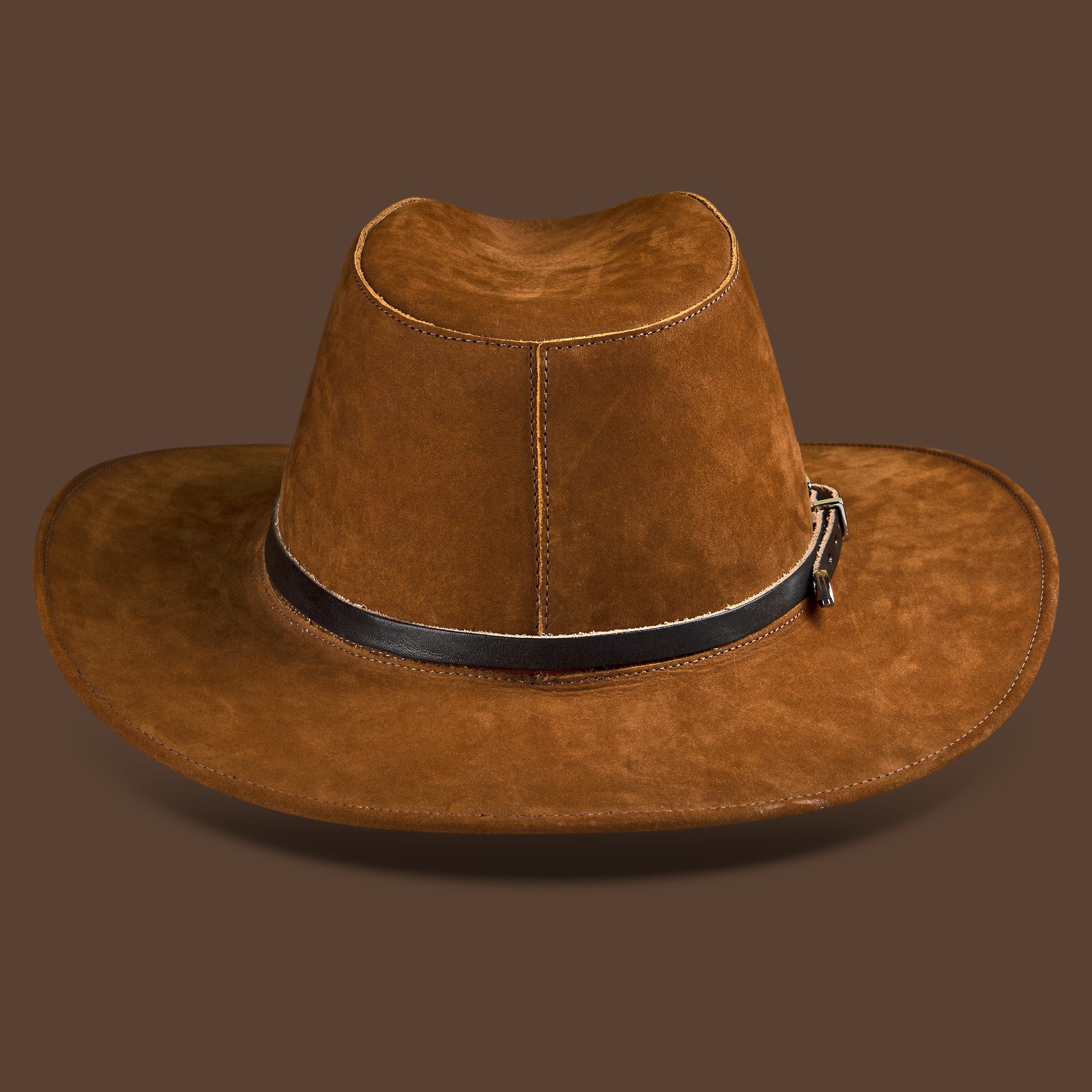 Outback Hat Western Hat Cattleman Hat Gambler Hat Leather - Etsy