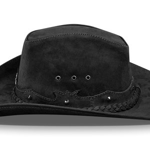 Mens Cowboy Hat Western Genuine Leather Hats Texas Hat | Etsy