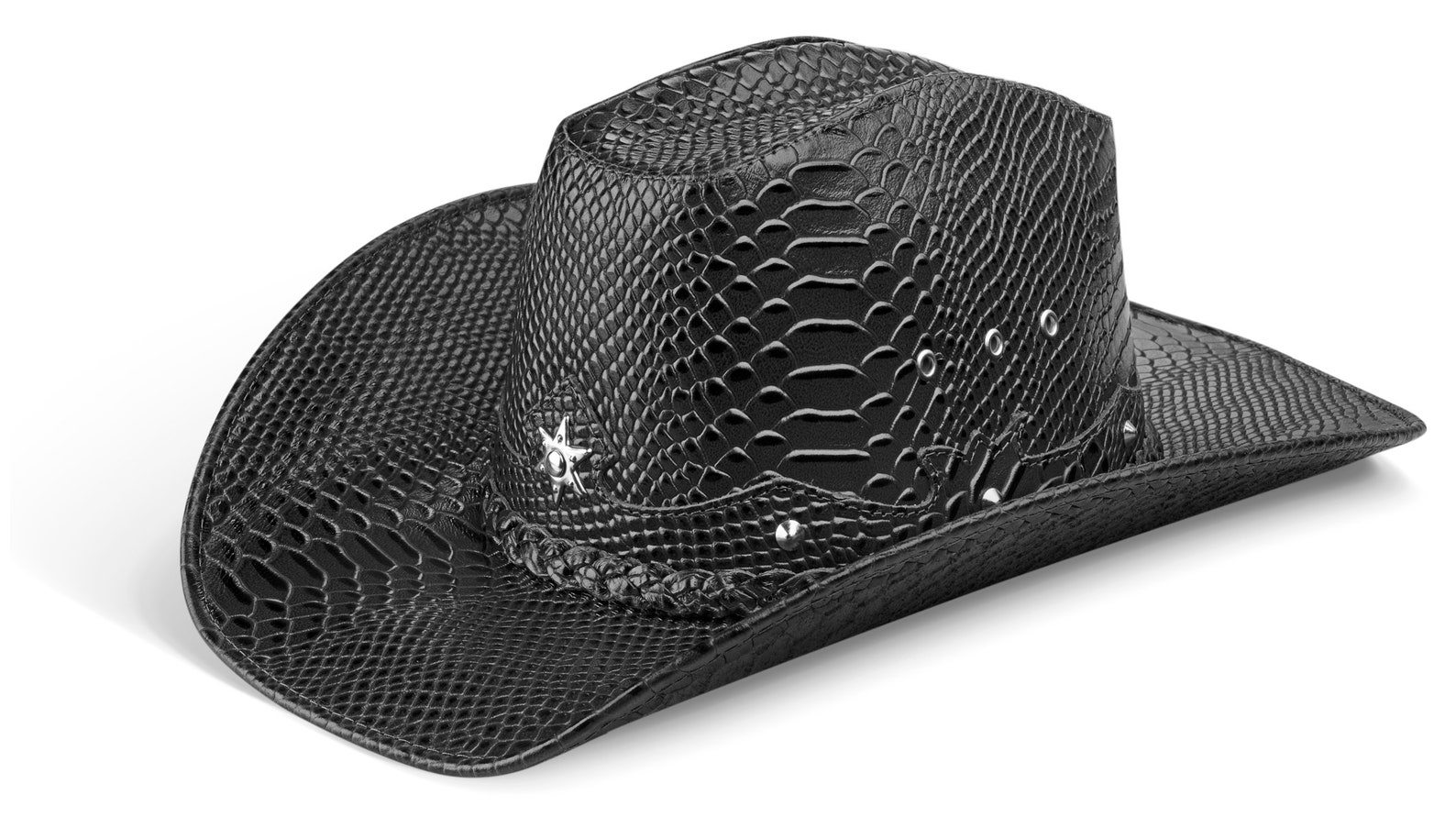 Mens Cowboy Hat Western Genuine Leather Hats Texas Hat - Etsy