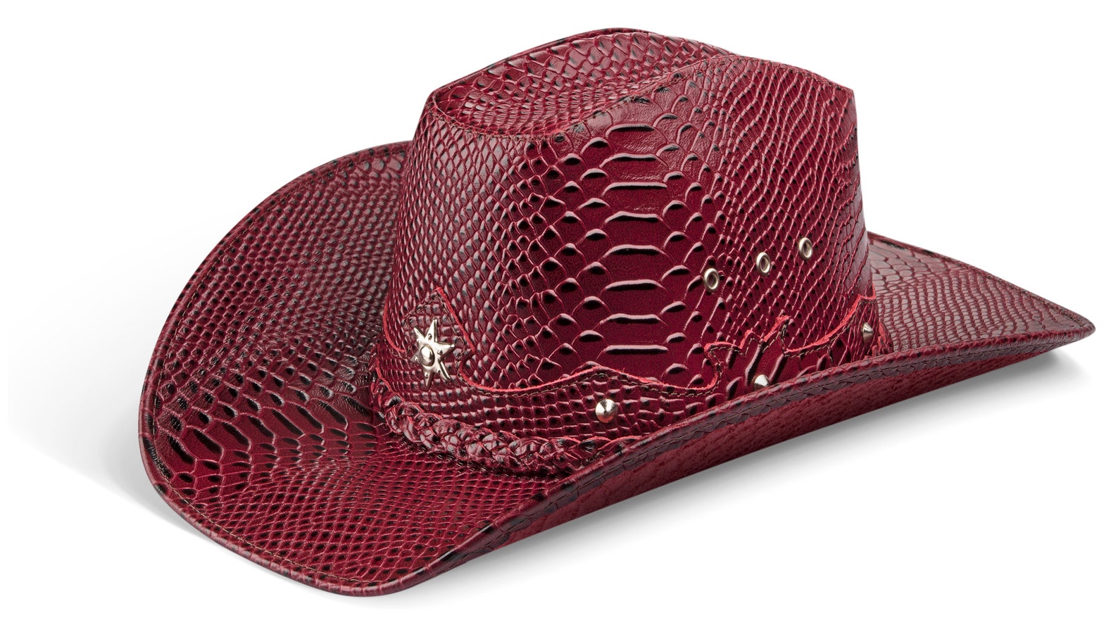 Mens Cowboy Hat Western Genuine Leather Hats Texas Hat American Hat ...