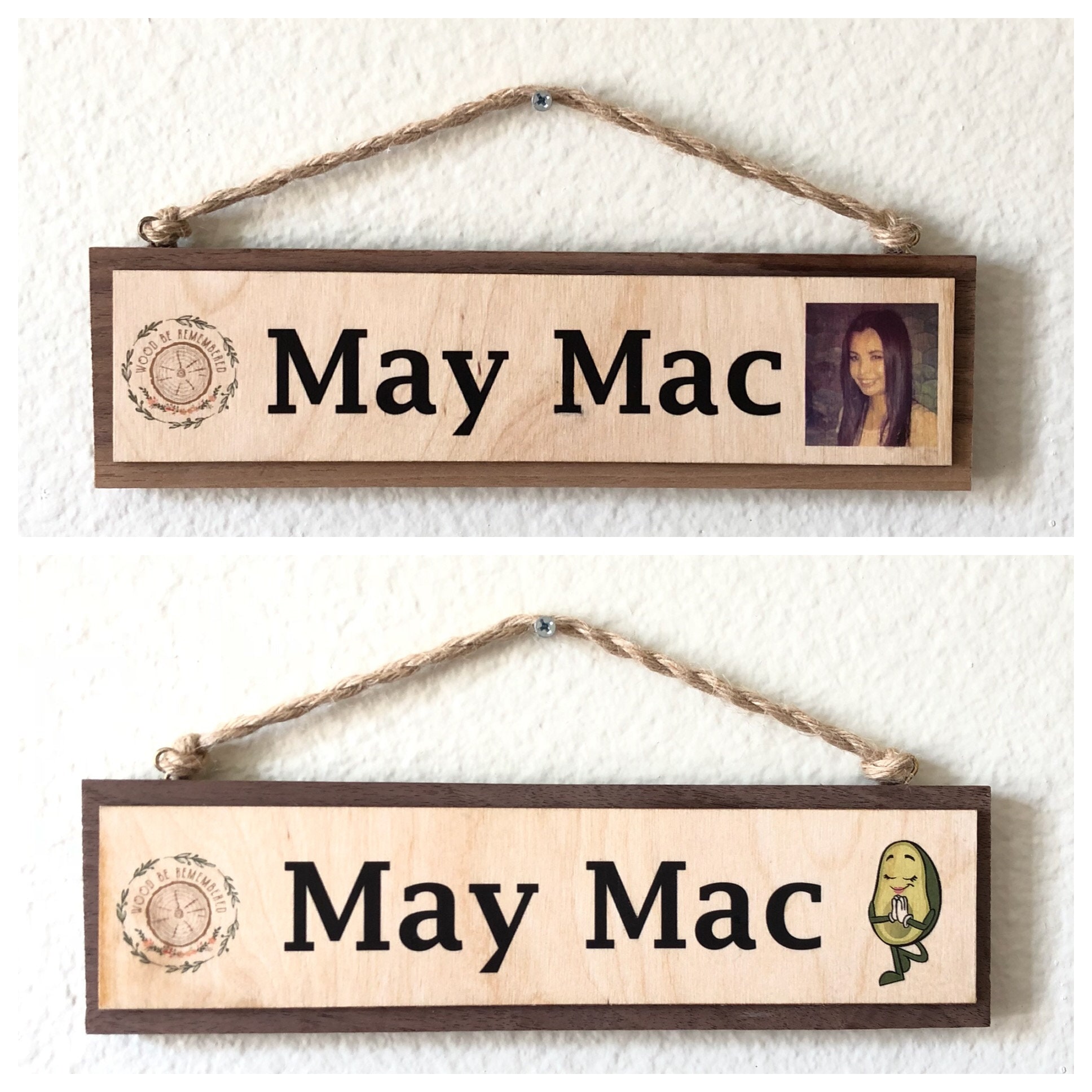 Animated Wooden Name Signs - Etsy