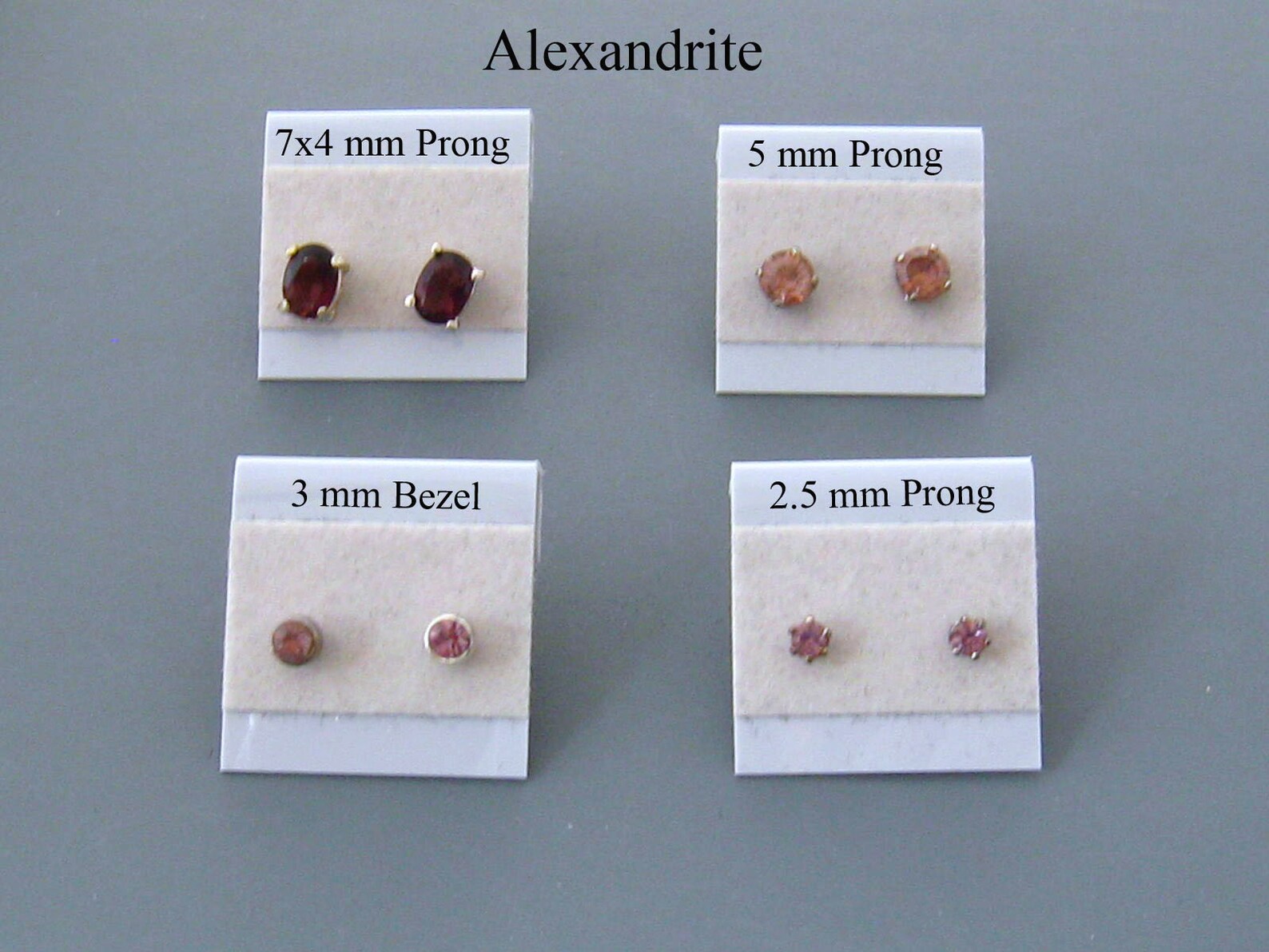 Alexandrite Stud Earrings Tiny Man Made Alexandrite Studs - Etsy