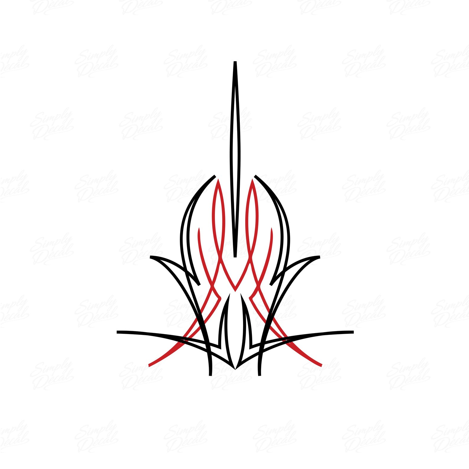 Classic Hot Rod Pinstripe Vinyl Decal - Authentic Look for Your Ride ...
