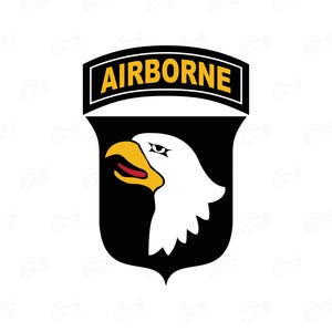 101st Airborne Eagle Vinyl Decal - Army Sticker - Military Decal - Car ...