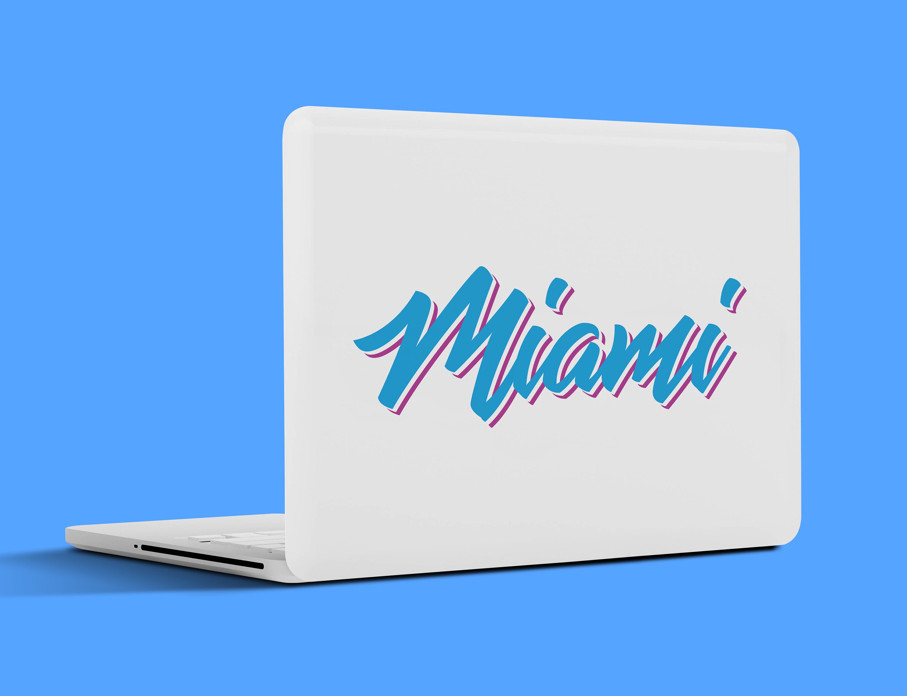 Miami Vice Logo Vinyl Decal - City Bumper Sticker - Etsy Canada