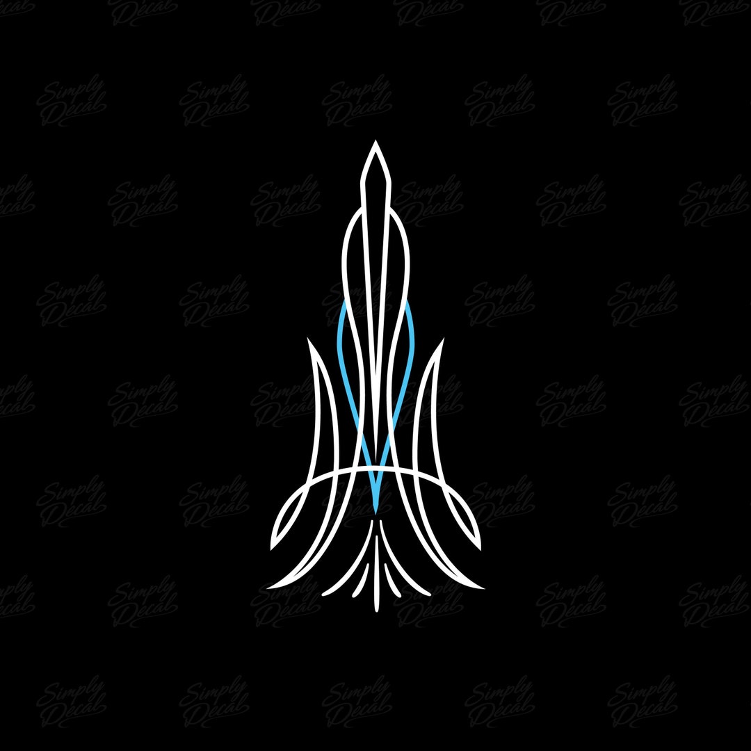 Classic Hot Rod Pinstripe Vinyl Decal - Authentic Look for Your Ride ...