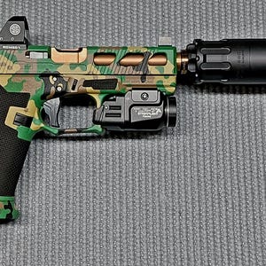 Flecktarn Camo High Heat Vinyl Stencil Kit - 2x 11"x6" Sheets Durable ...