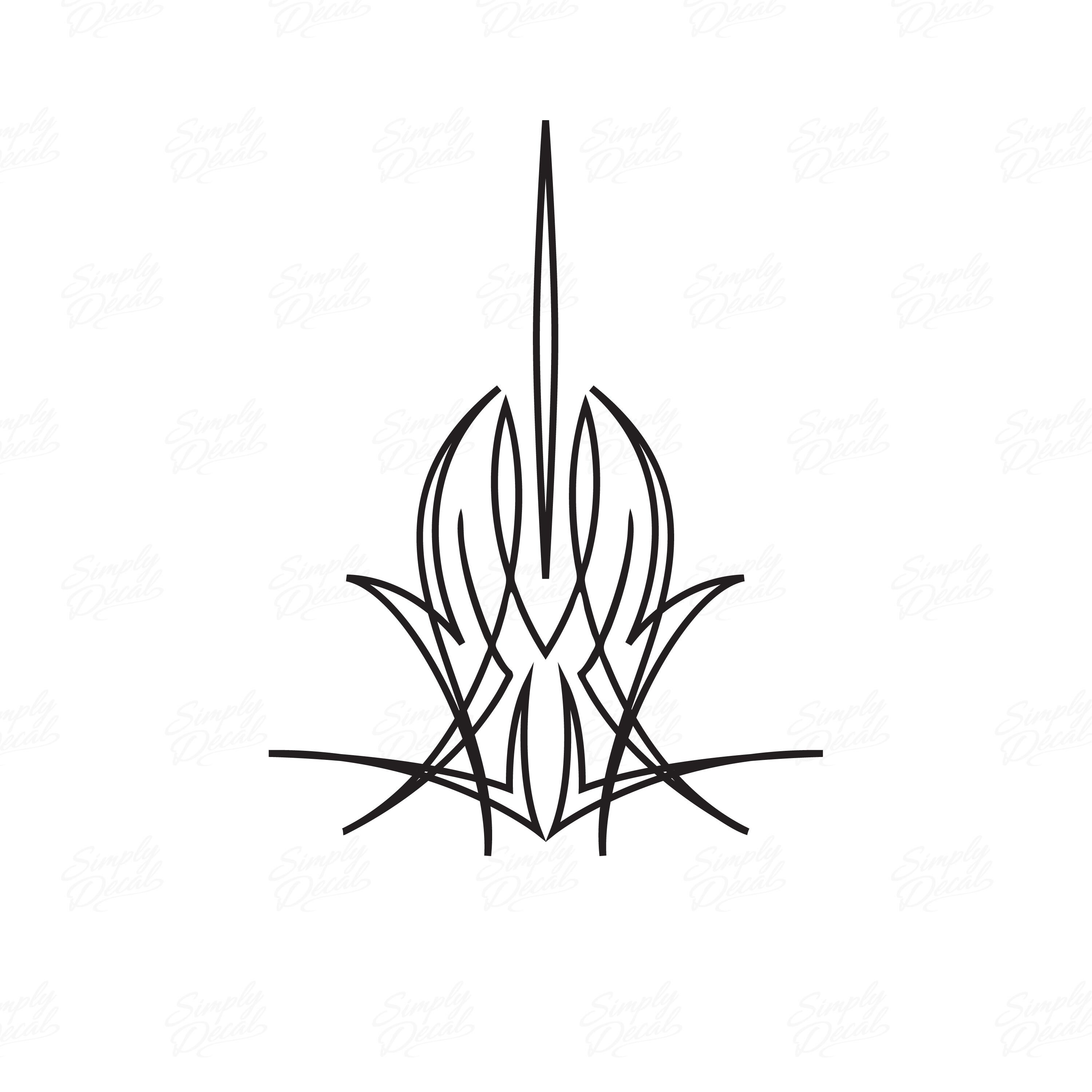 Classic Hot Rod Pinstripe Vinyl Decal - Authentic Look for Your Ride ...