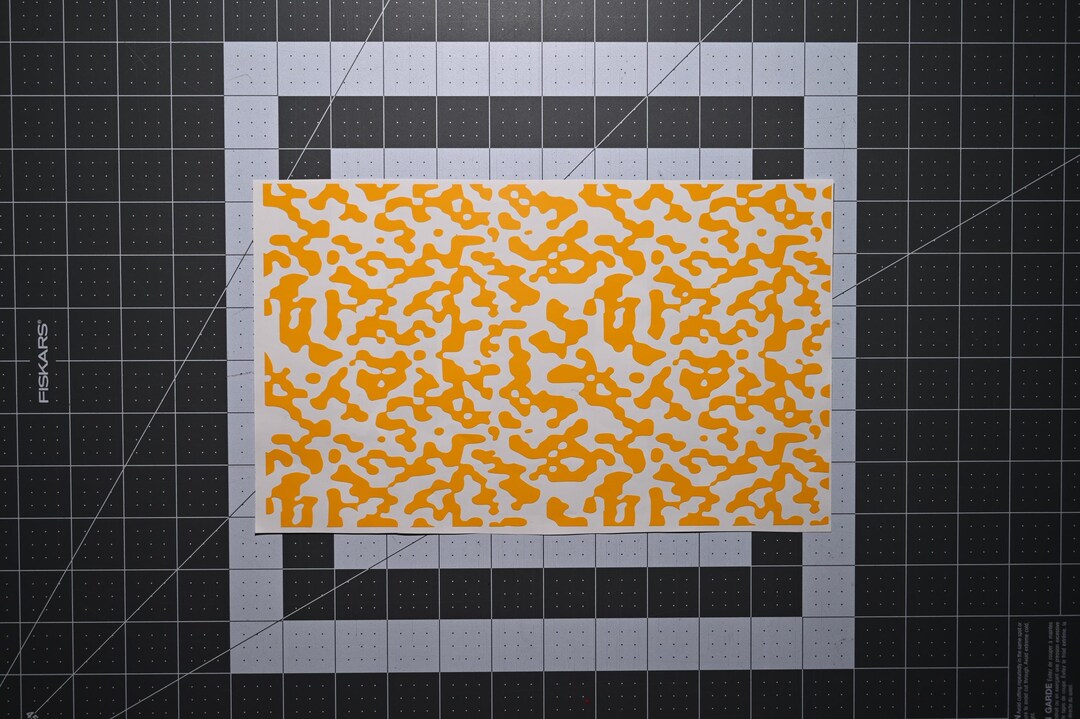 Flecktarn Camo High Heat Vinyl Stencil Kit - 2x 11"x6" Sheets Durable ...