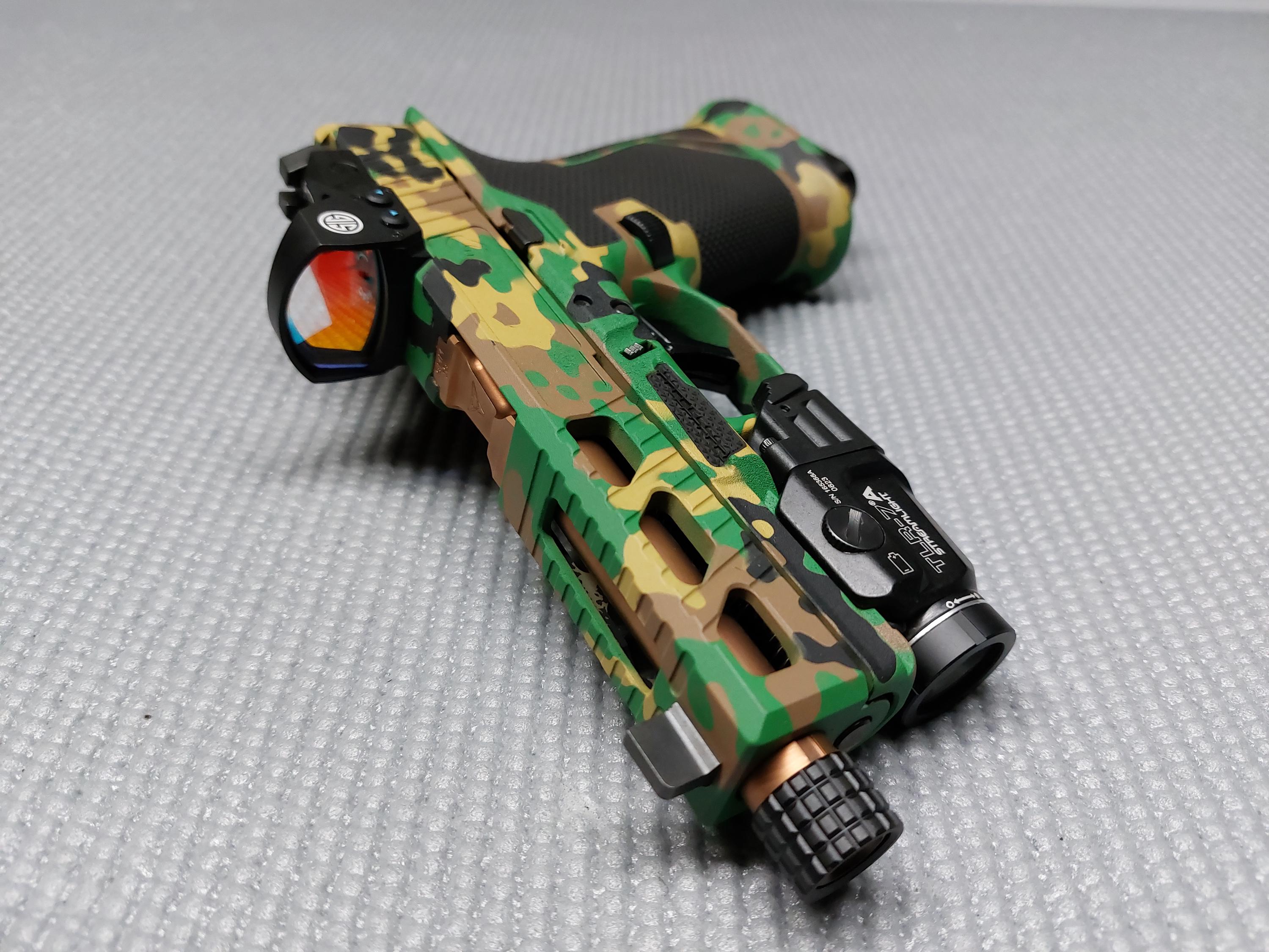 Flecktarn Camo High Heat Vinyl Stencil Kit - 2x 11"x6" Sheets Durable ...