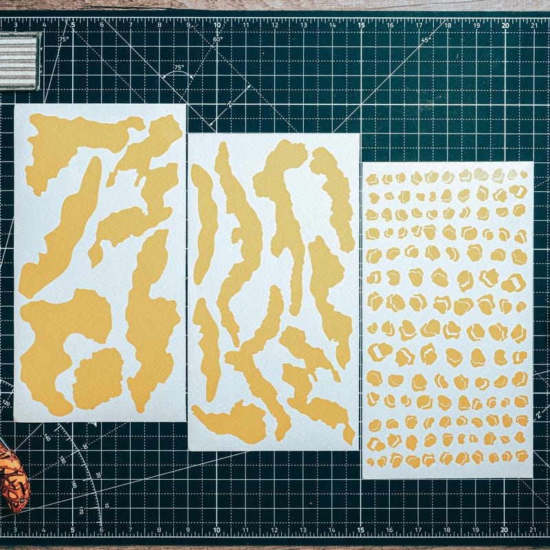 Camo Stencils for Models - Etsy