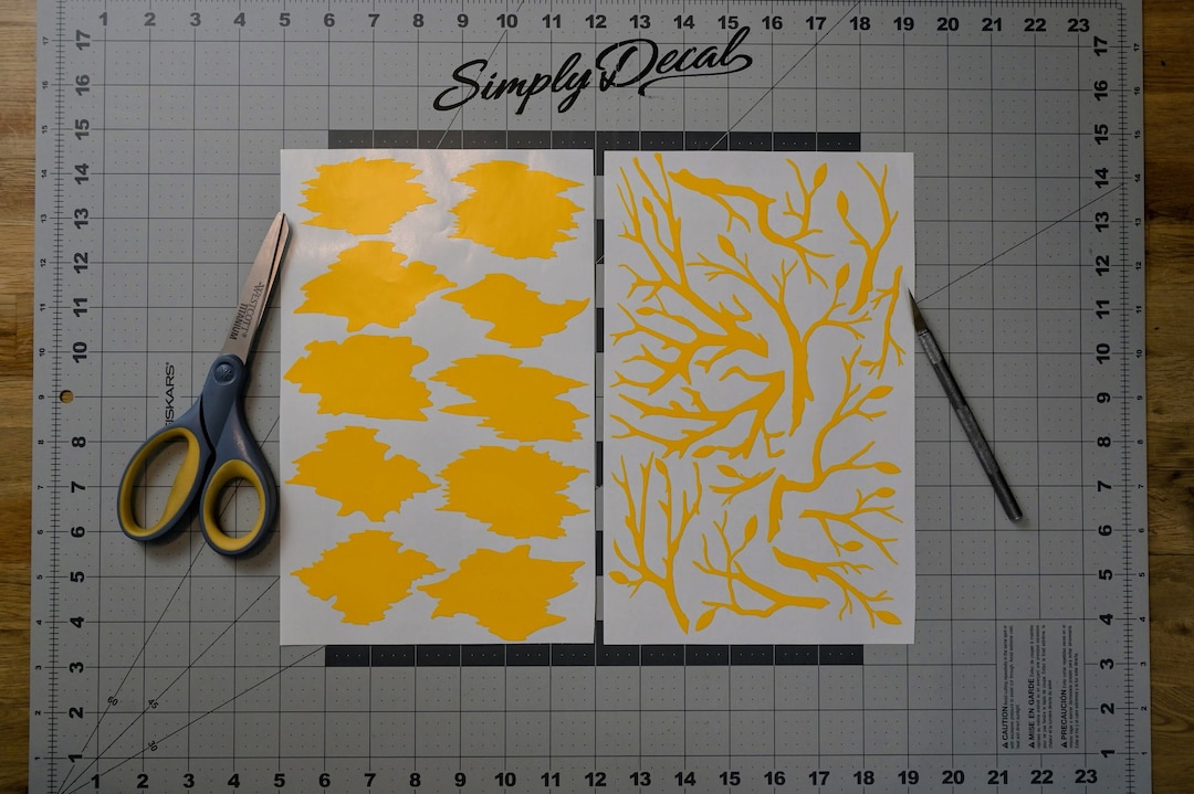 Predator Camo High Heat Vinyl Stencil Kit - 2x 11"x6" Sheets Durable ...