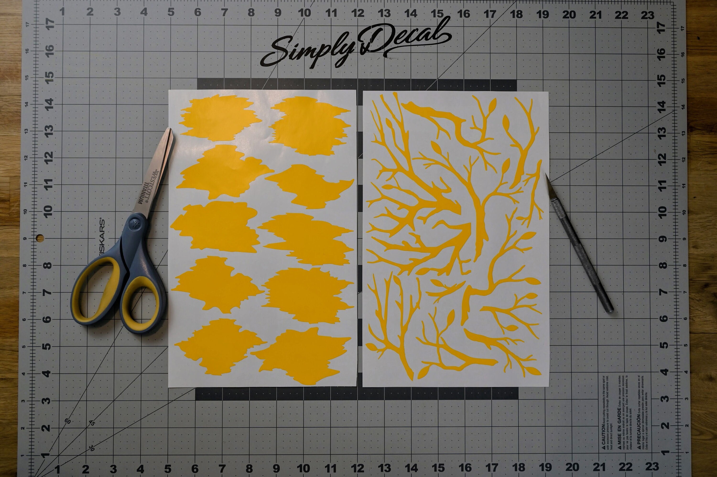 Predator Camo High Heat Vinyl Stencil Kit 2x 11x7 Sheets Durable, Easy ...