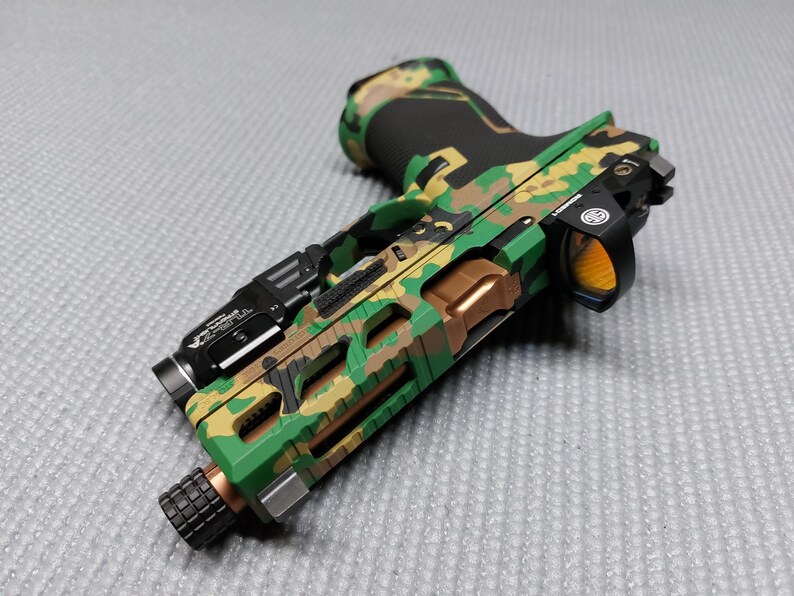 Flecktarn Camo High Heat Vinyl Stencil Kit - 2x 11"x6" Sheets Durable ...