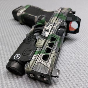 Topographic Camo High Heat Vinyl Stencil Kit - 2x 11"x6" Sheets Durable ...