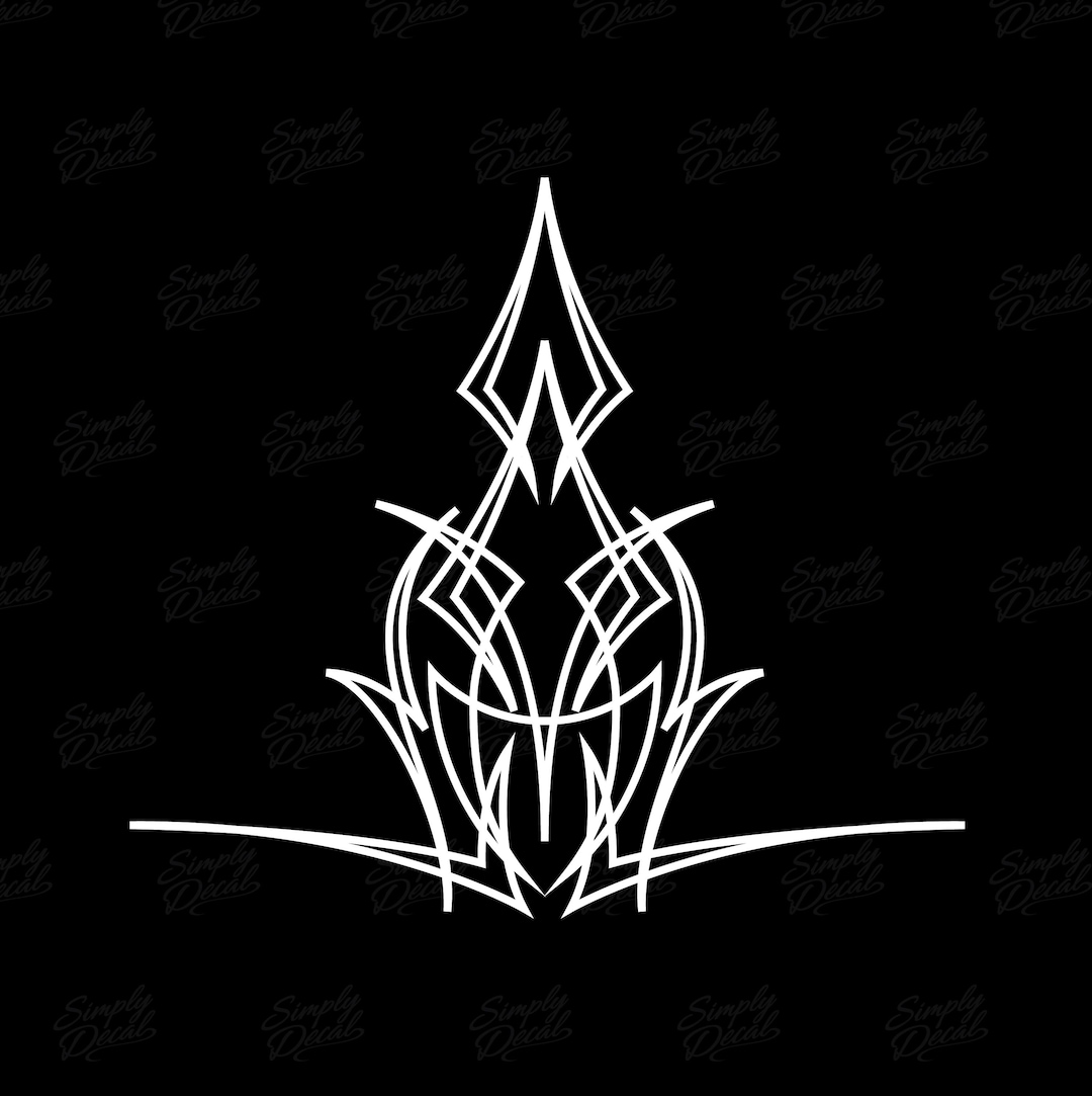 Classic Hot Rod Pinstripe Vinyl Decal - Authentic Look for Your Ride ...