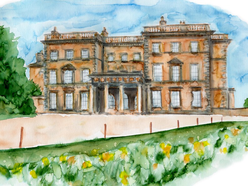 Prestwold Hall Wedding Venue Personalised Print - Etsy