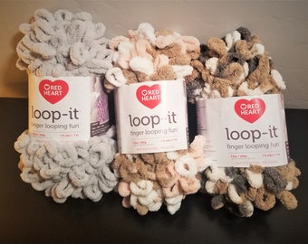 Red Heart Loop It Yarn - Etsy
