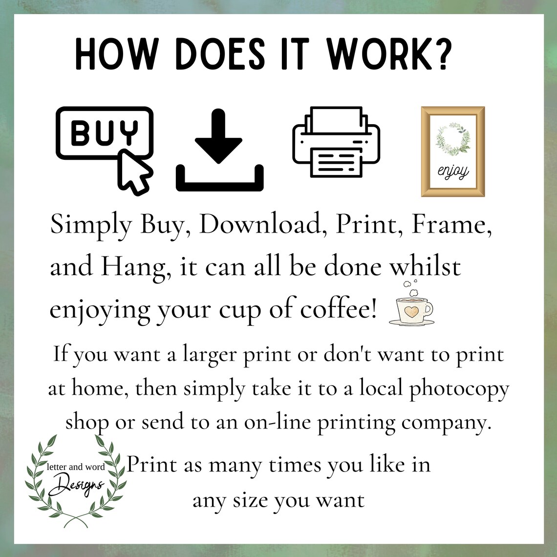 Printable Gift for Nouna Greek Godmother Digital Print | Etsy