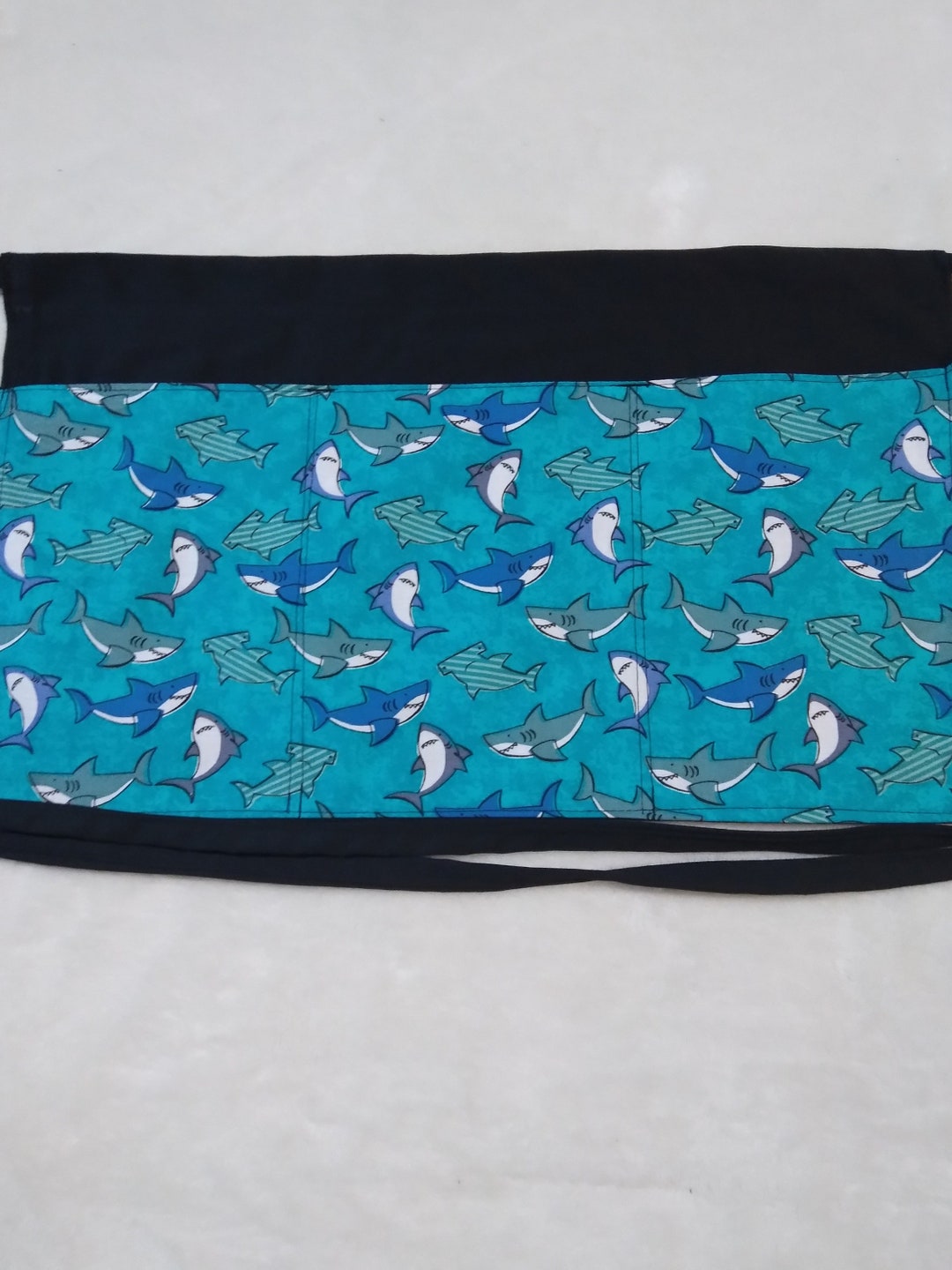 Sharks Multi Waitress Server Bar Half Aprons 20" X 13" 8.5" Pockets - Etsy