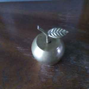 Vintage Brass Apple Bell - Etsy