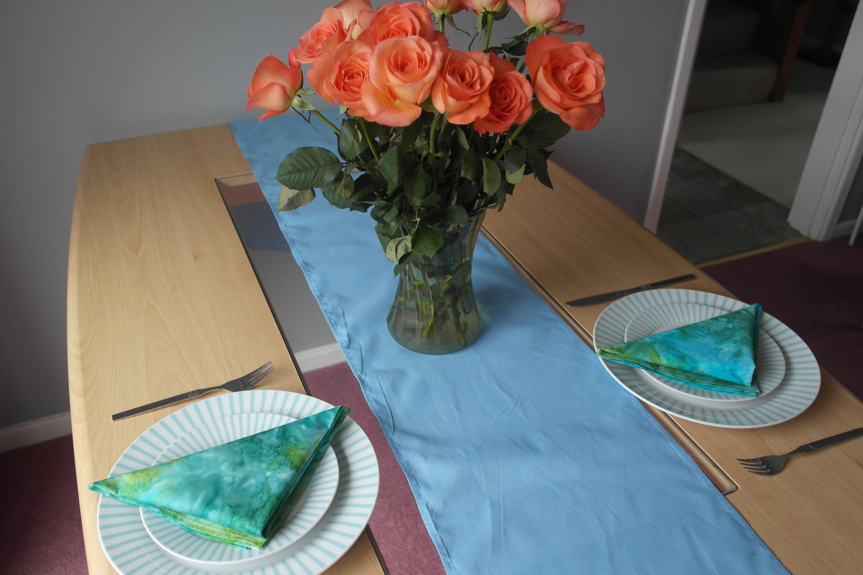 Table Runner and Matching Napkins - Etsy UK