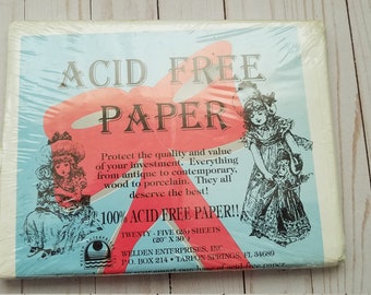 Acid Free Paper - Etsy