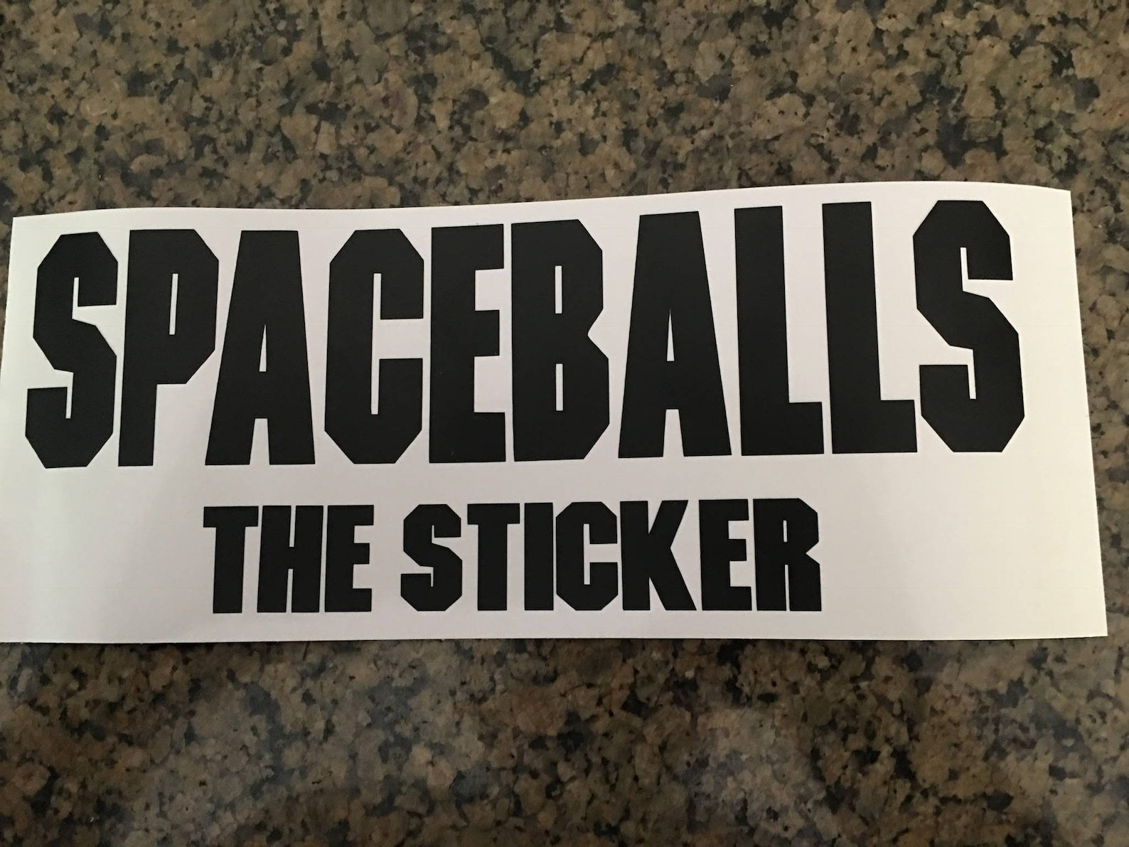 SPACEBALLS THE "sticker" - Customize to Your Application | Vinyl Die Cut Decal - Etsy