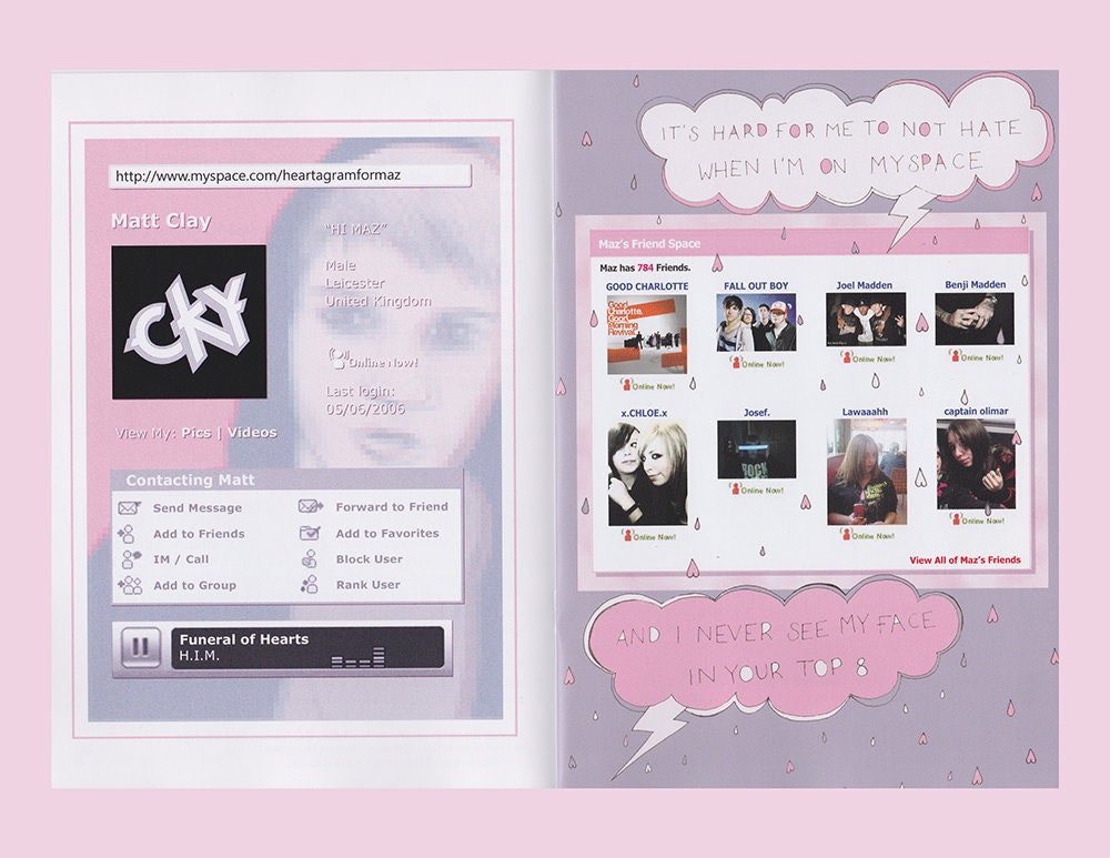 Emo Diary Issue Ii: Appear Offline - Etsy UK