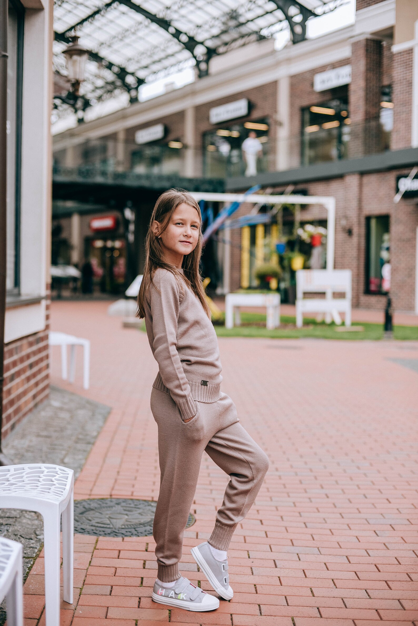 Cute Beige Jumper and Trousers Merino Wool Joggers Pants Wide | Etsy