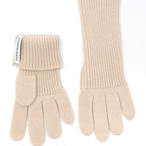 Pure Cashmere Women Gauntlet Gloves//knitted Cashmere Gloves//elegant ...