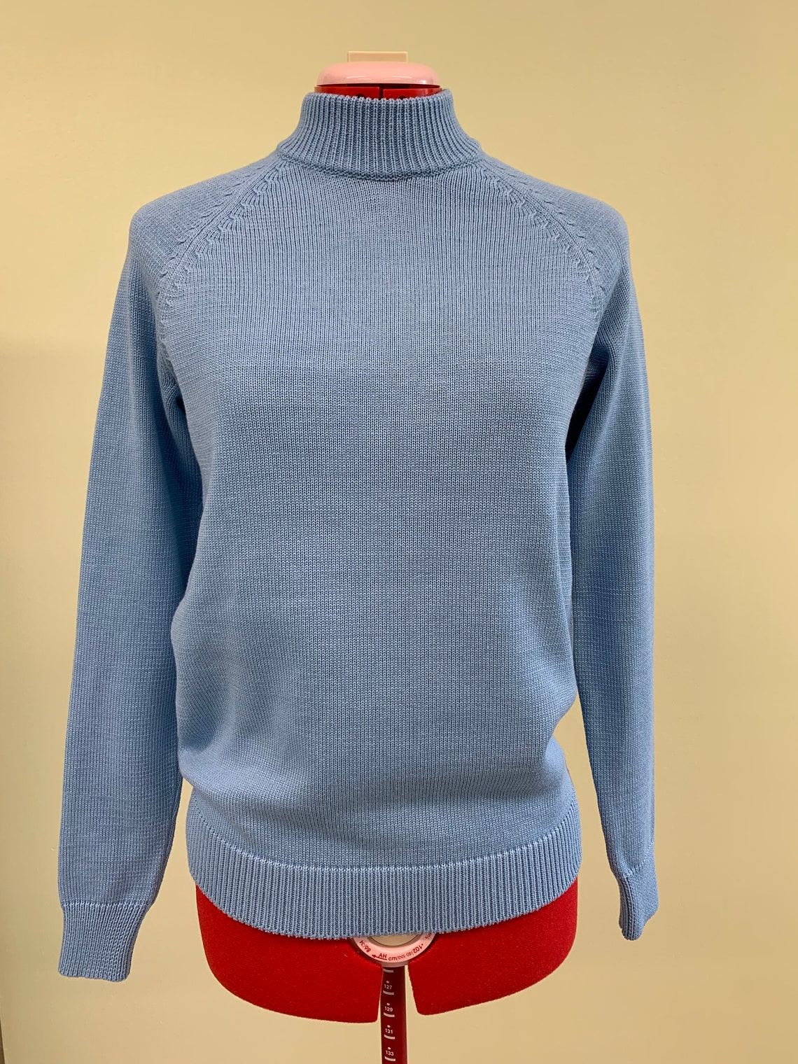 Mock Neck Cotton Unisex Raglan Sweater / Women Long Sleeve - Etsy