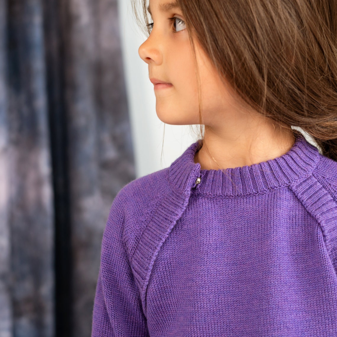 Children Purple Joggers and Jumper Sweatshirt and Sweatpants - Etsy