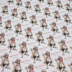 Gollum Christmas Wrapping Paper: Lord of the Rings Gift Wrap - Etsy