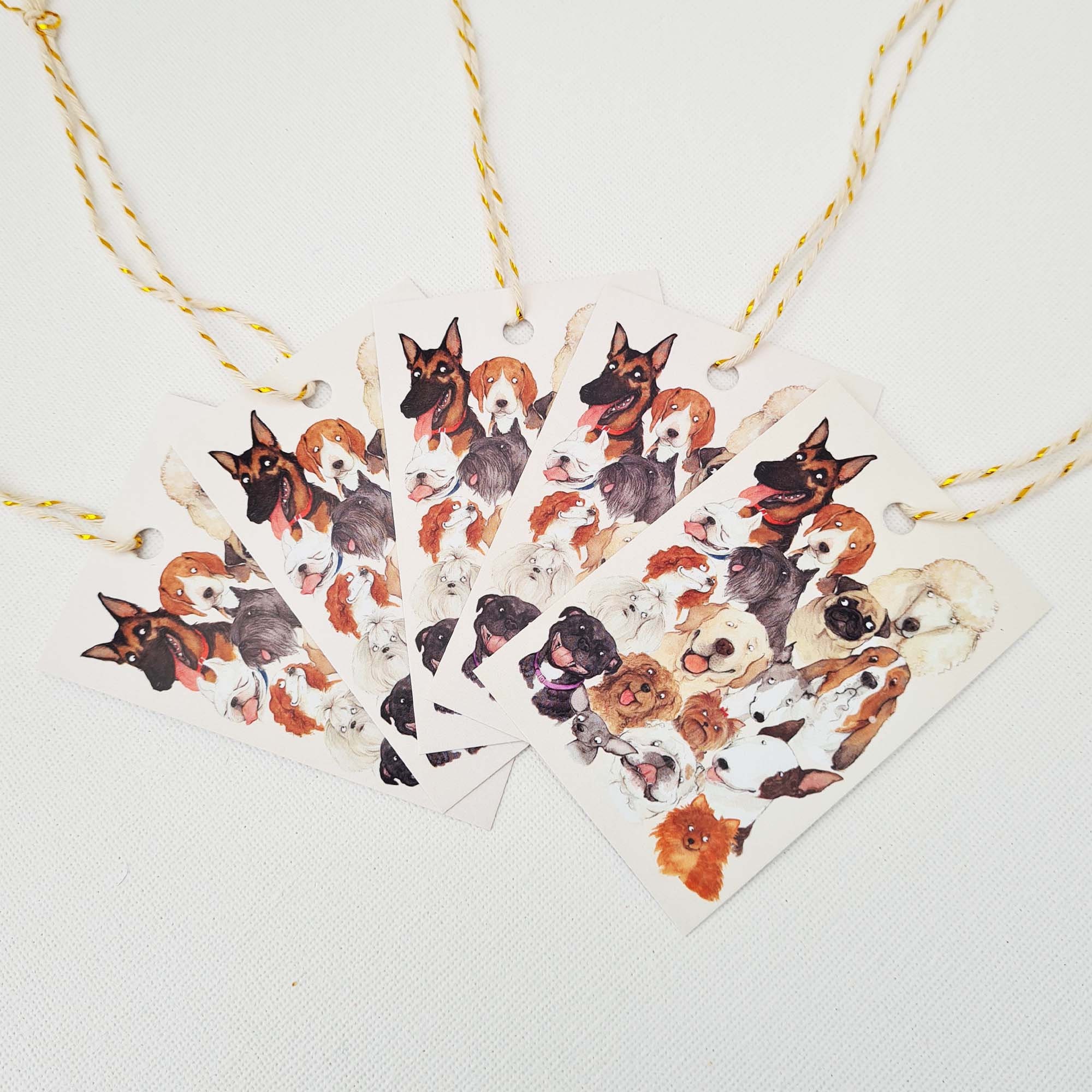 Dog Wrapping Paper Quirky Wrapping Paper Cute Dog Gift Wrap - Etsy